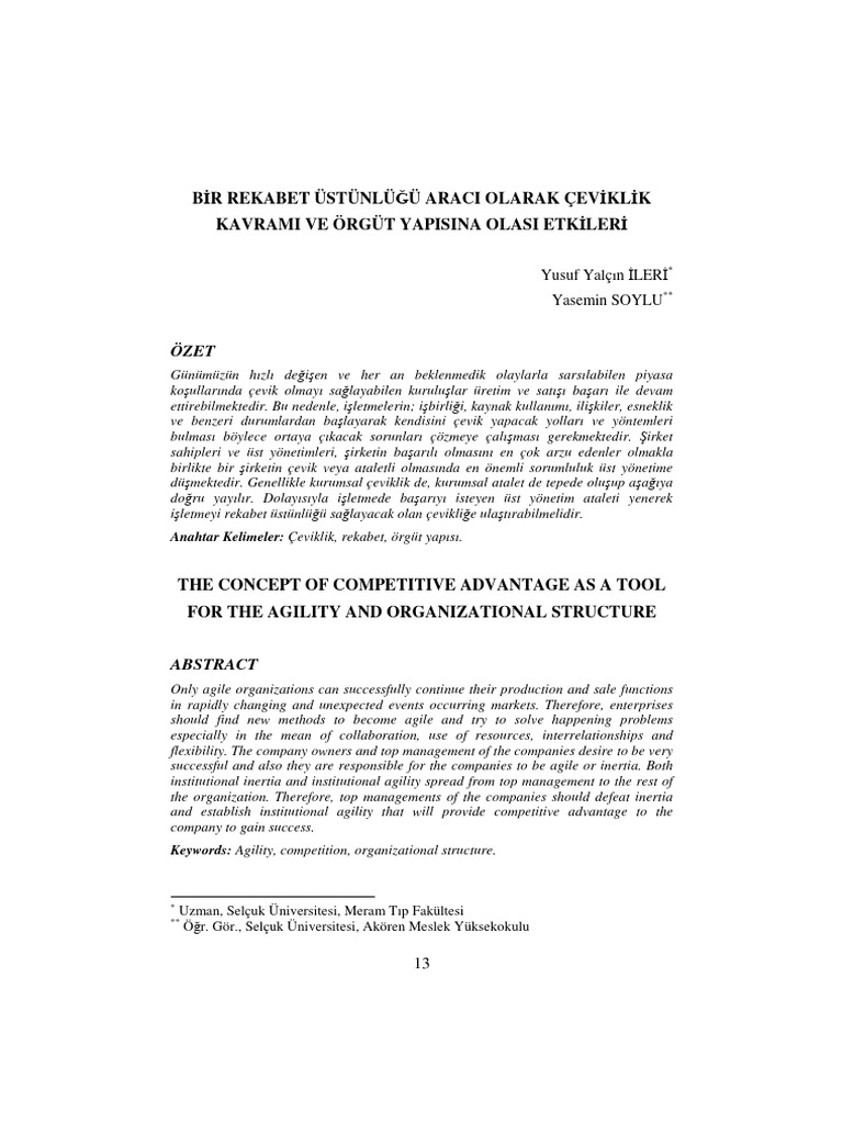 B - R Rekabet - ST - NL - Araci Olarak - Ev - KL - K Kavrami Ve - RG - T Yapisina Olasi Etk ...