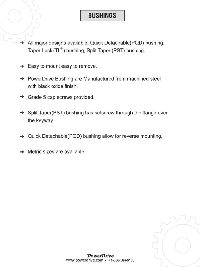 Bushings TL | PDF