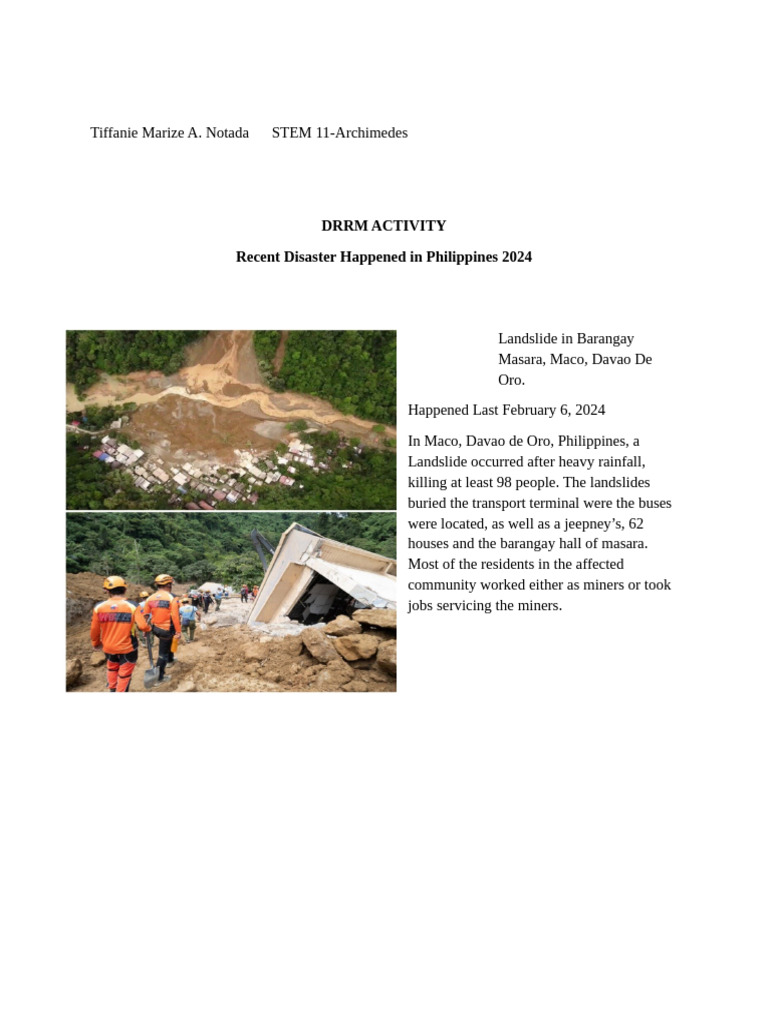 Drrm Activities Pdf Emergency Management Pandemic