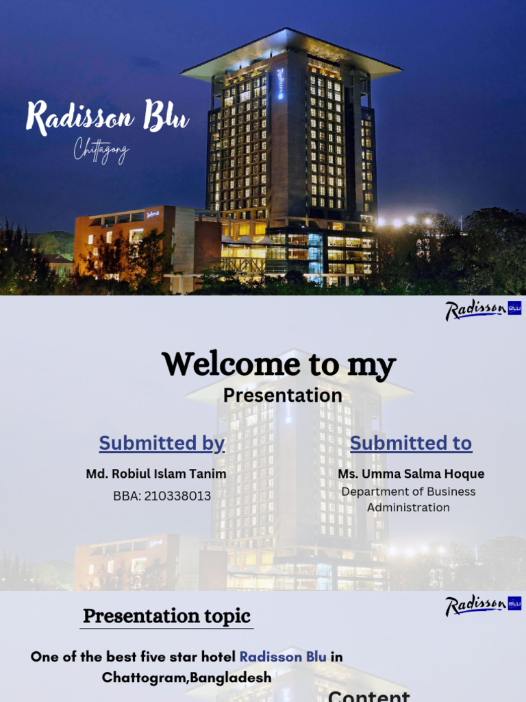 Radisson Blu | PDF | Hotel | Resort