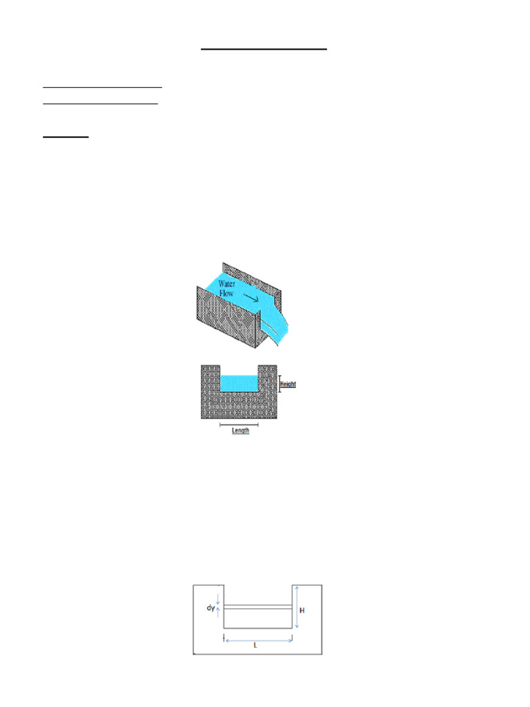 Rectangular Notch | PDF