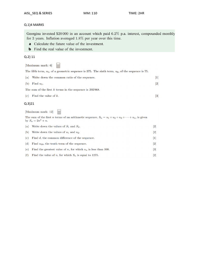 Aisl - Seq & Series | PDF | Technology & Engineering