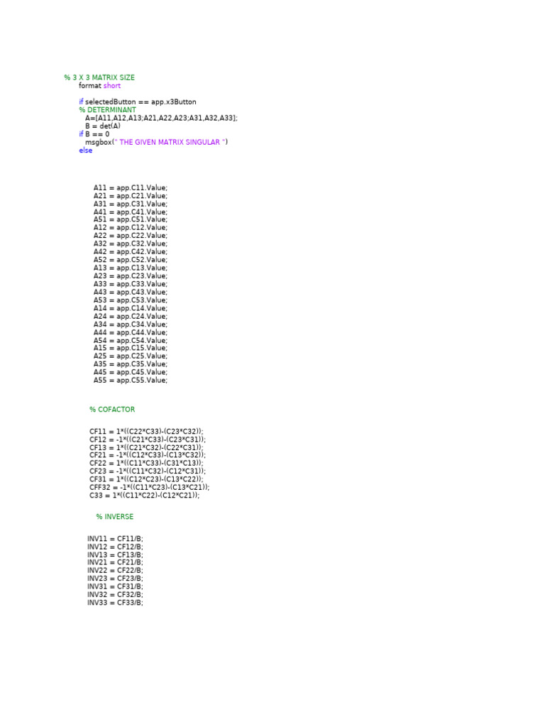 3 X 3 Matrix Size | PDF | Teaching Methods & Materials | Computers