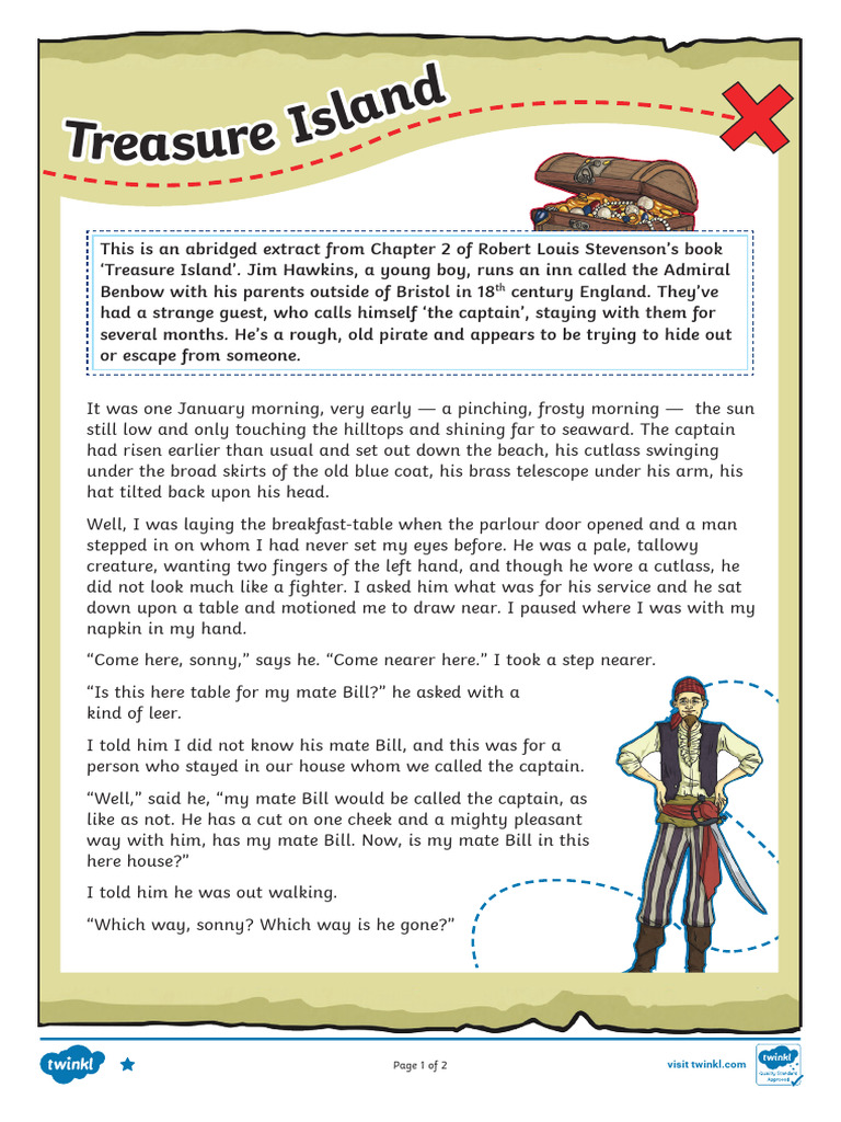 Treasure Island Chapter 2 Excerpt Analysis | PDF | Treasure Island