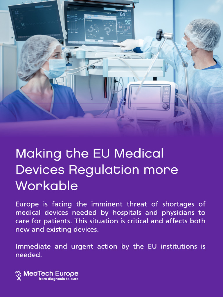 Making The Eu Medical Devices Regulation More Workable Infographic | PDF | Medical Device ...