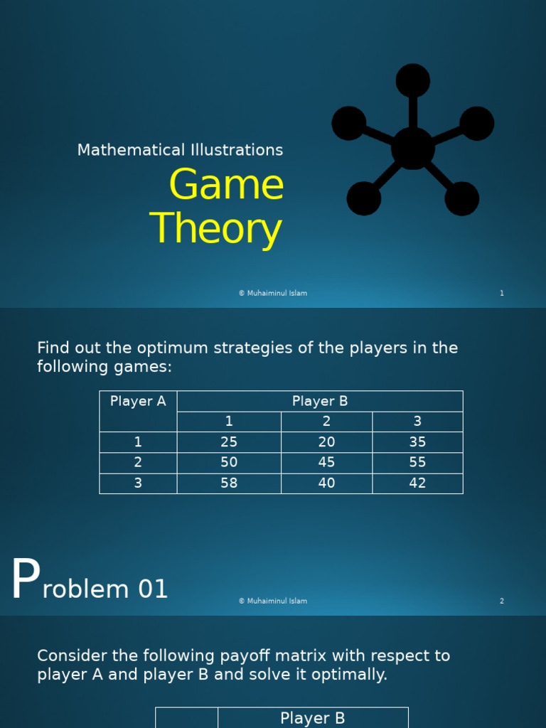 Game Theory | PDF | Applied Mathematics | Mathematics