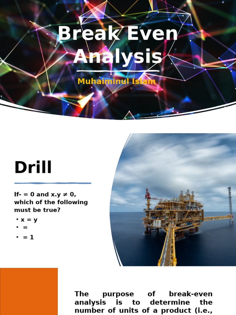 Break Even Analysis Explained | PDF | Business Economics | Financial ...