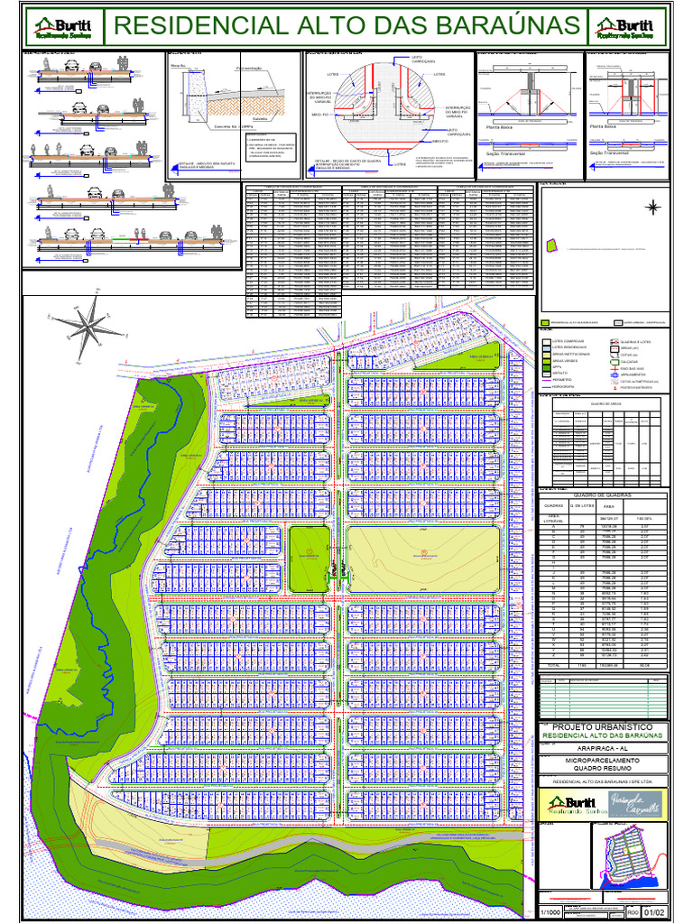 Mapa PDF Medidas - Alto Das Baraúnas - Arapiraca | PDF