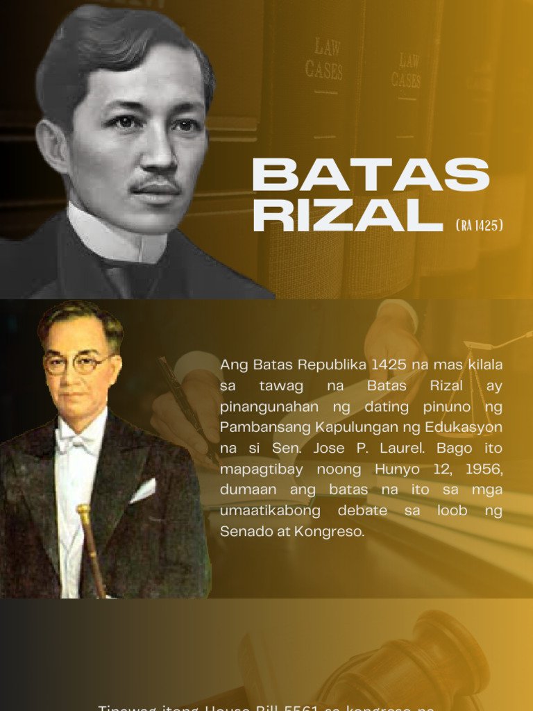 Batas Rizal | PDF
