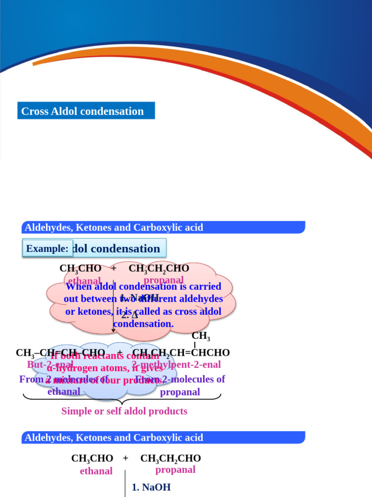 Module 18 - Cross Aldol Condensation | PDF | Teaching Methods ...