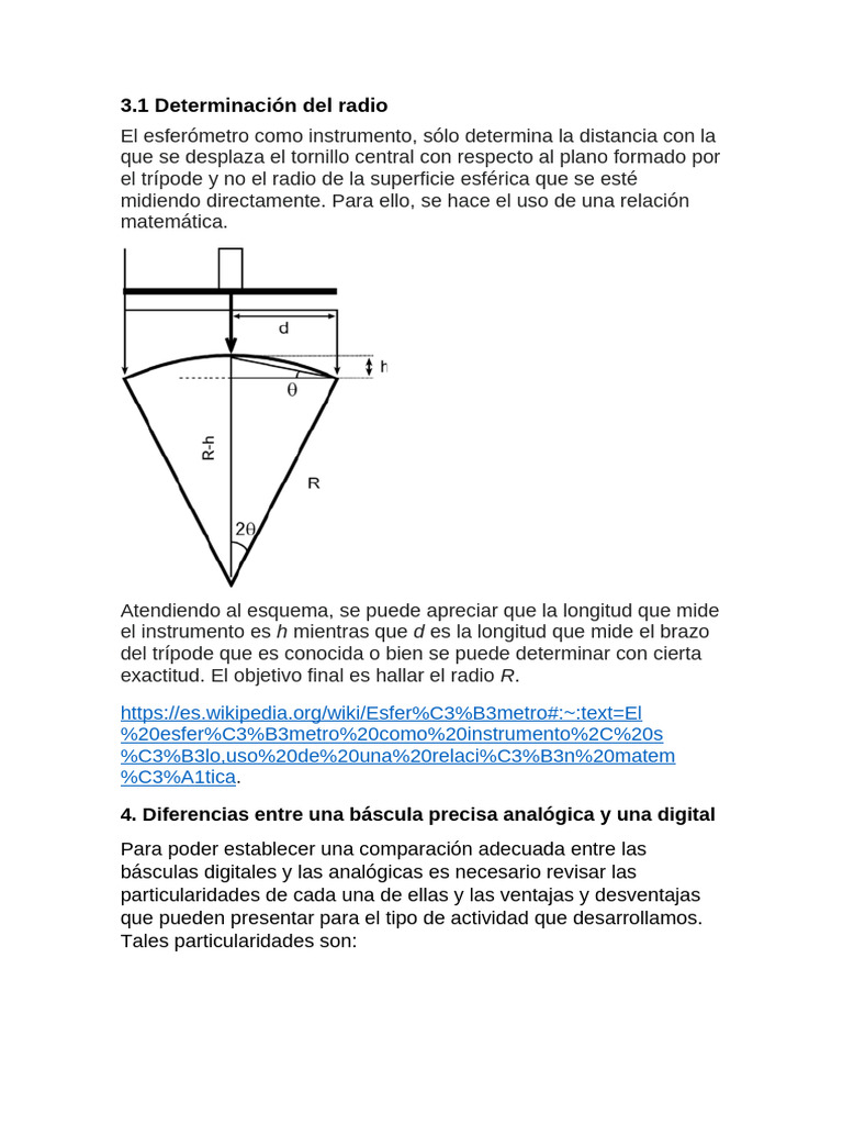 3.1 Determinación Del Radio | PDF | Ingenieria Eléctrica