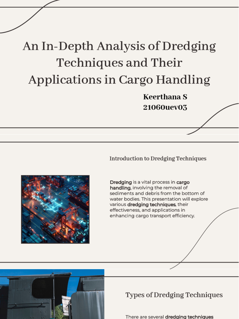 Slidesgo An in Depth Analysis of Dredging Techniques and Their Applications in Cargo Handling ...