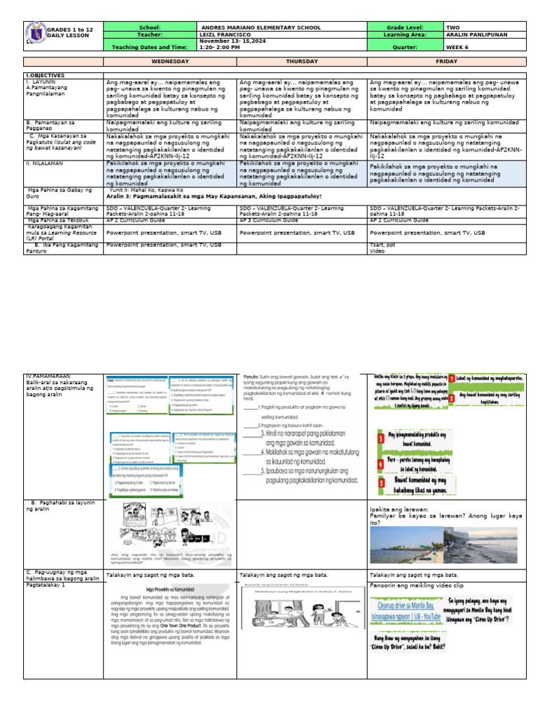 New DLL Ap Q2 W6 | PDF