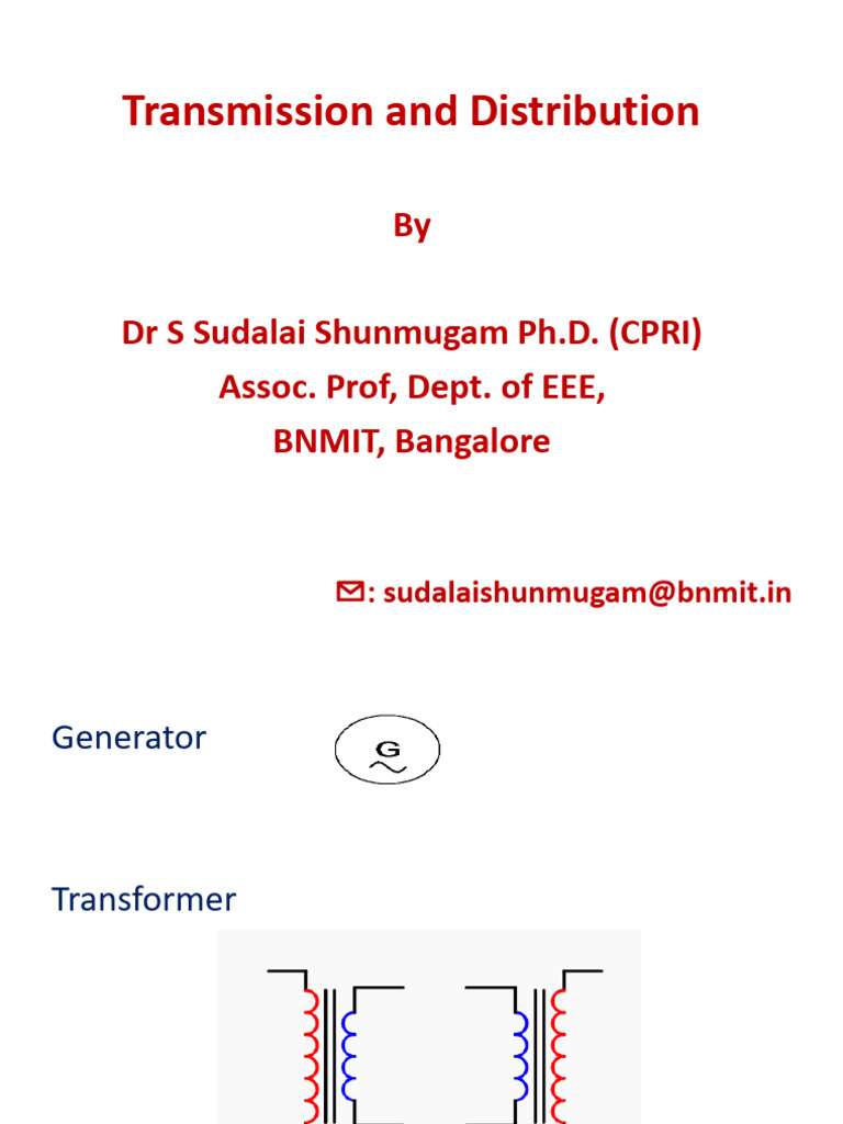 1. Electric Power System | PDF | Electric Power Transmission | Electric ...