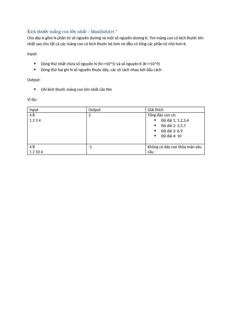 Maxi Sub Arr | PDF