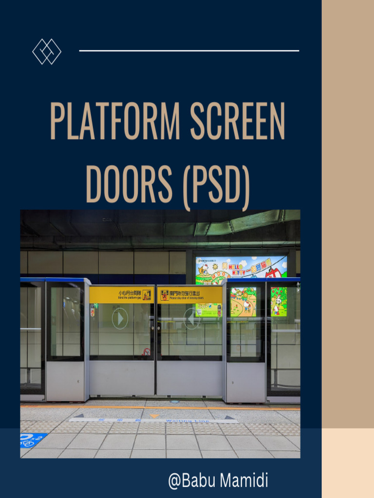 PSD - Platform Screen Doors | PDF | Door | Land Transport
