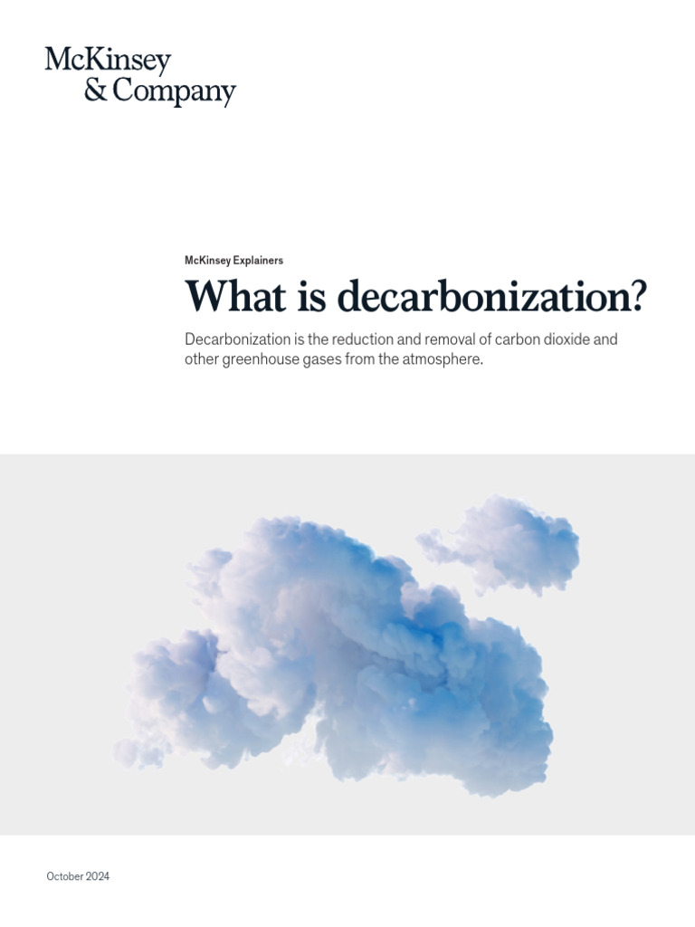 Understanding Decarbonization and Carbon Markets | PDF | Climate Change ...