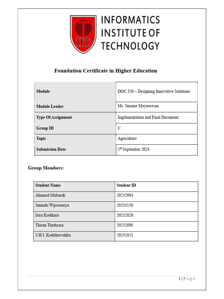 330 IPR Group C | PDF | Energy Conservation | Sustainability