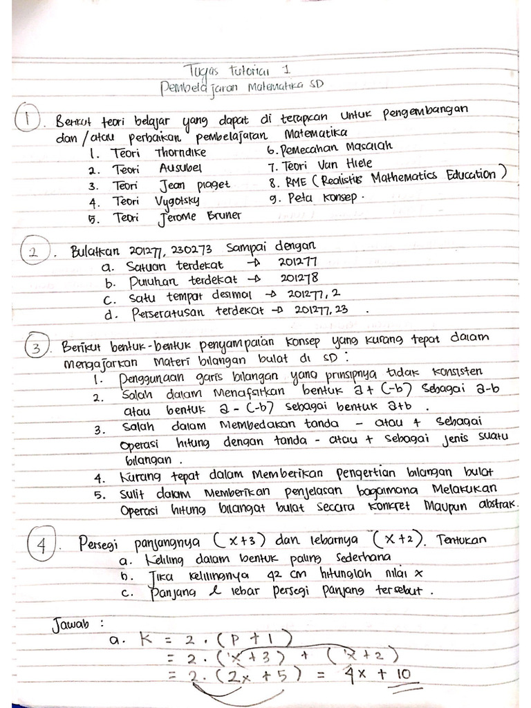 Tugas Tutorial MTK 1 | PDF