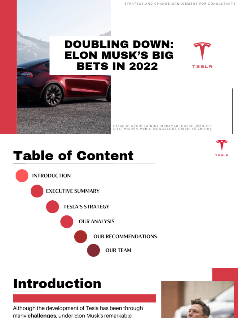 Tesla Case Presentation | PDF | Electric Vehicle | Tesla Model S