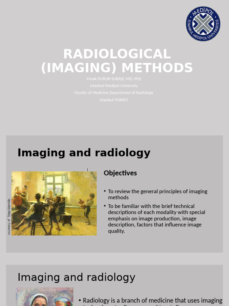 1 Radiological Methods | PDF | Magnetic Resonance Imaging | Radiology