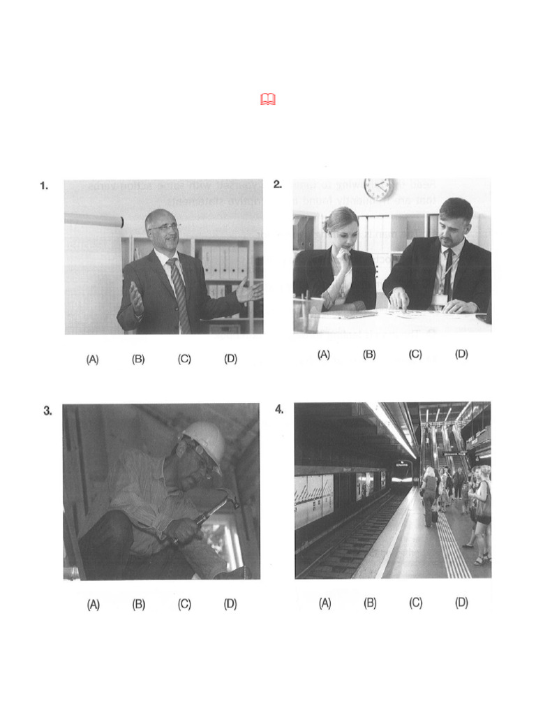 Toeic Listening Part 1 Practice | PDF | Technology & Engineering