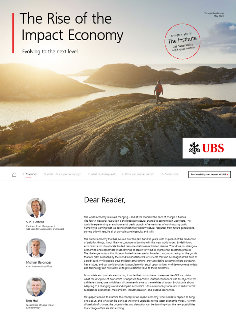 UBS-Impact-Economy-white-paper 05-2023 - KW26 | PDF | Sustainability ...