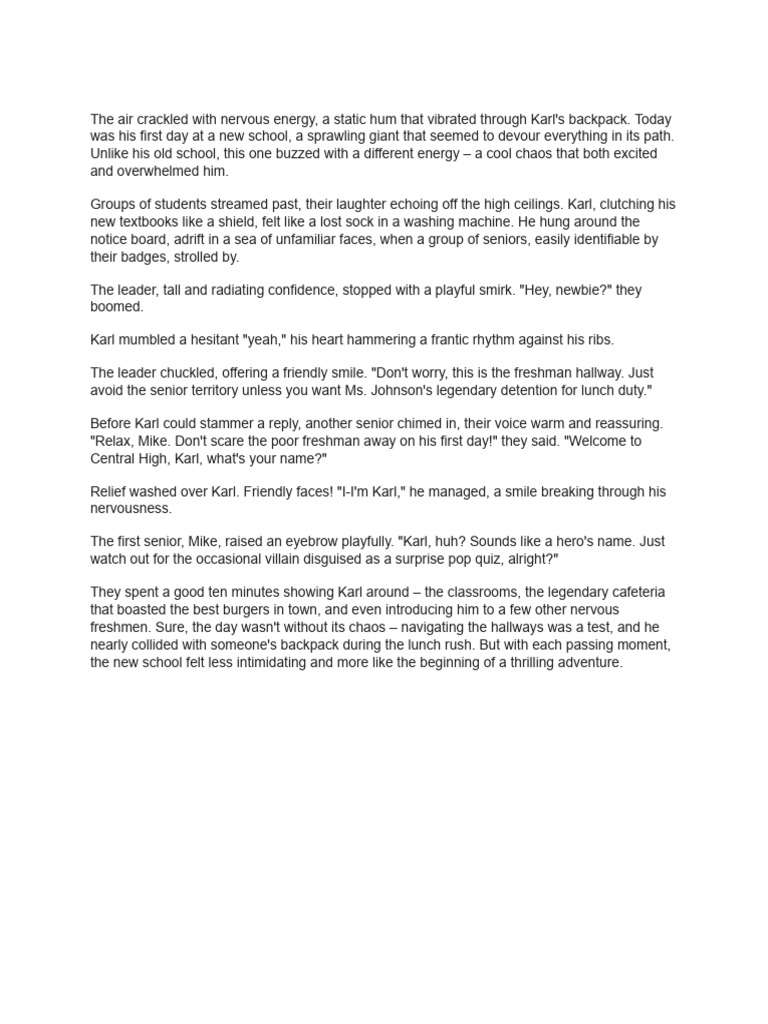 Write The First Story in 300 Words Approx | PDF | Poetry | General Fiction