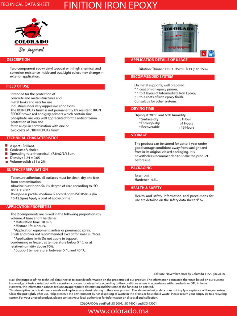 Finition Iron Epoxy Ang 0 | PDF | Iron | Epoxy