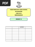 Grade 12 Accounting Reconciliation Solutions | PDF | Debits And Credits ...