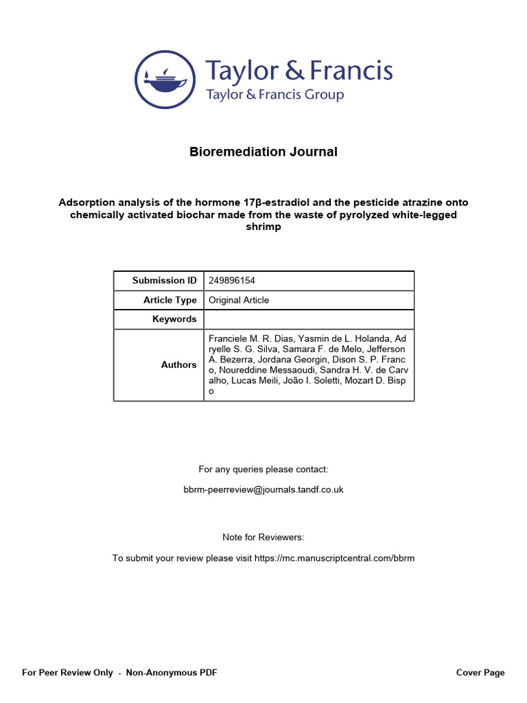 Manuscript - Bio Remdi 1 | PDF | Adsorption | Spectroscopy