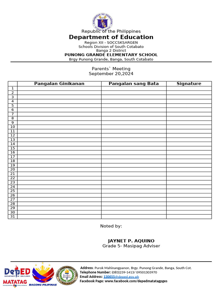Letter Pdf