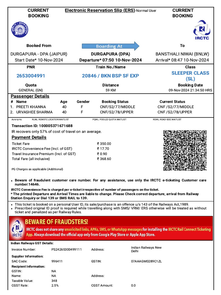 TKT Niwai | PDF | Identity Document | Payments