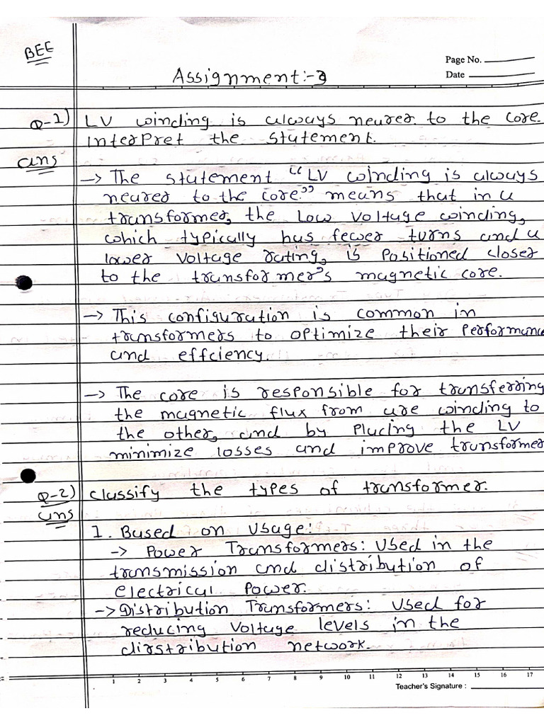 Assignment - 3 BEE | PDF