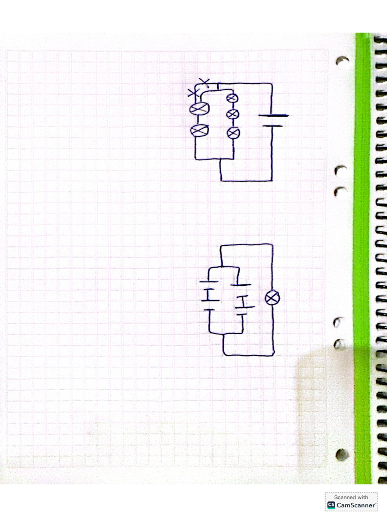 Drawings of Parallel and Series Circuits Ayoob 4A | PDF