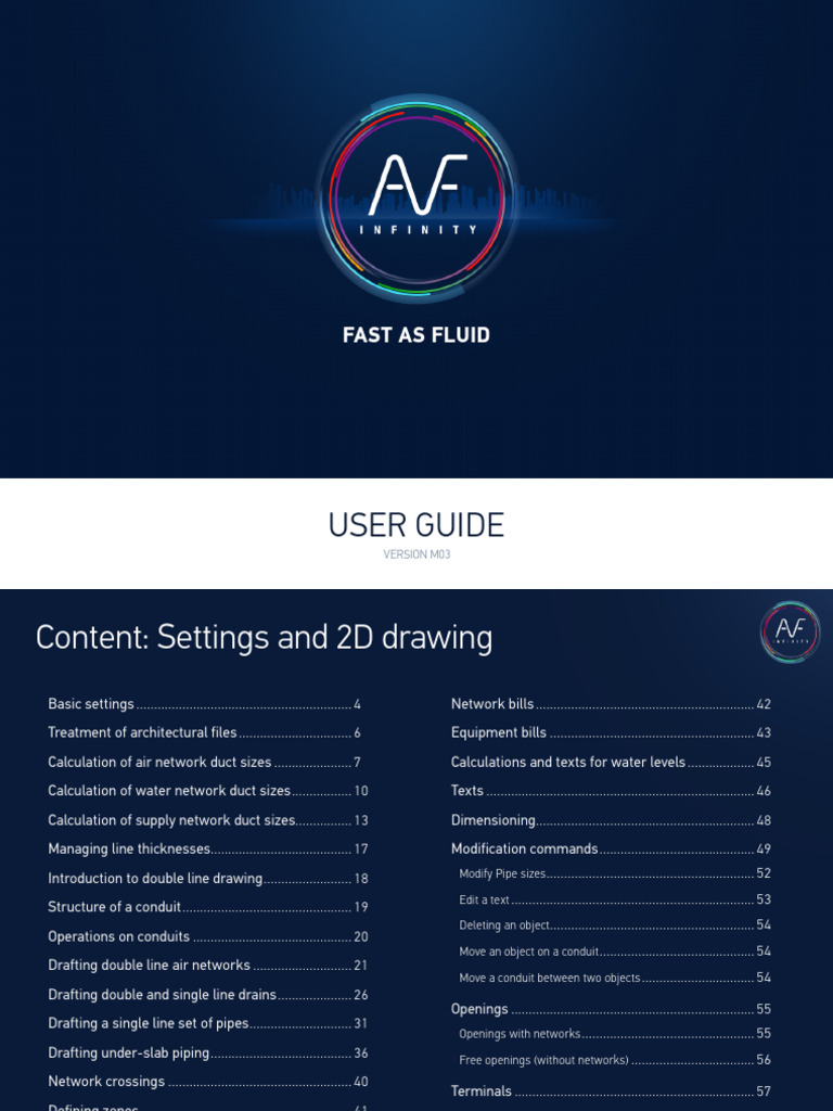 Autofluid Infinity User-Guide | PDF | Duct (Flow) | Pipe (Fluid Conveyance)