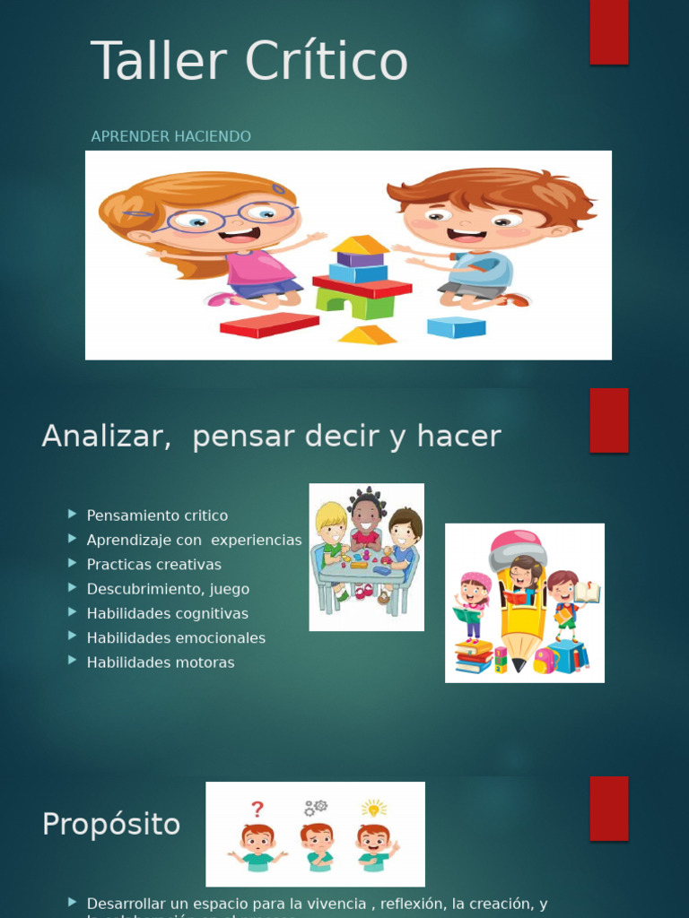 Taller Crítico Presentacion | PDF