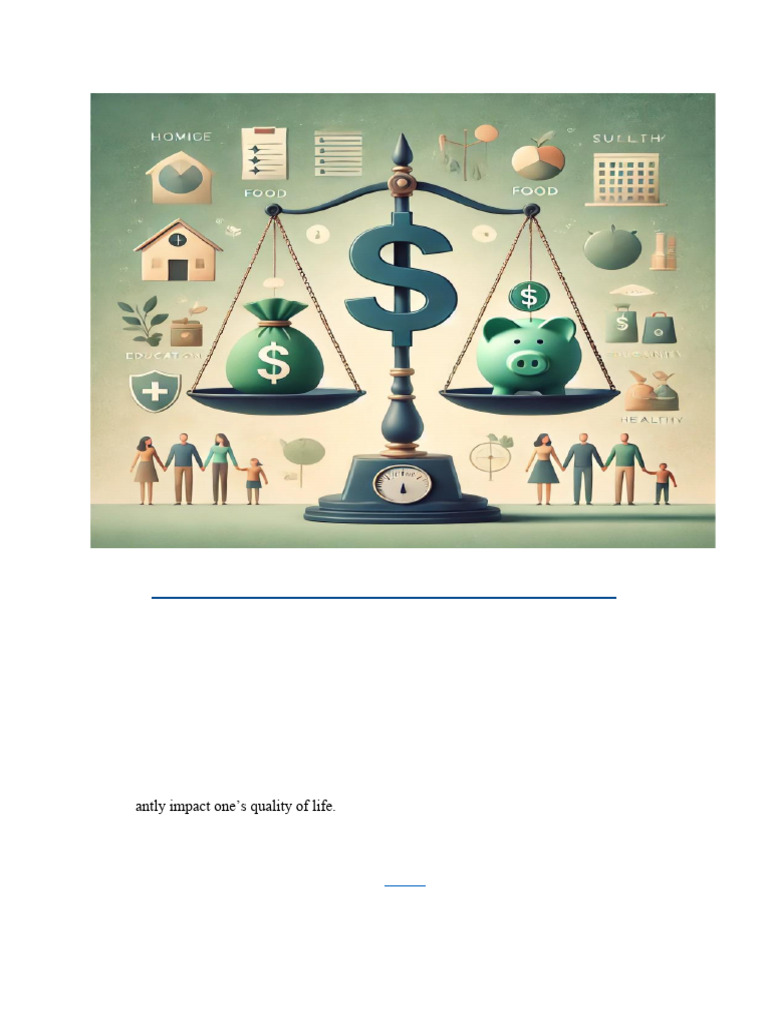 The Role of Money in Our Lives | PDF