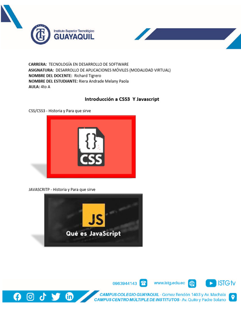 Introducción A Css3 Y Javascript Pdf Script Java Modelo De Objeto 6149