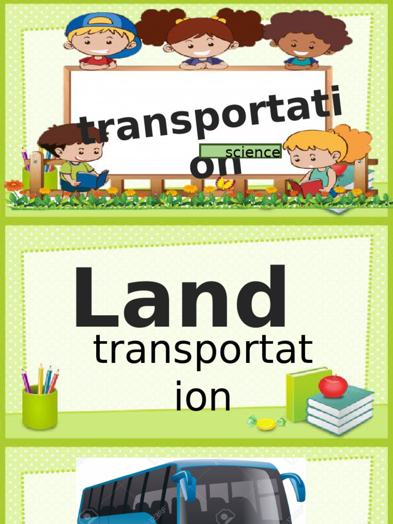 Types of Transportation Explained | PDF | Travel | Young Adult