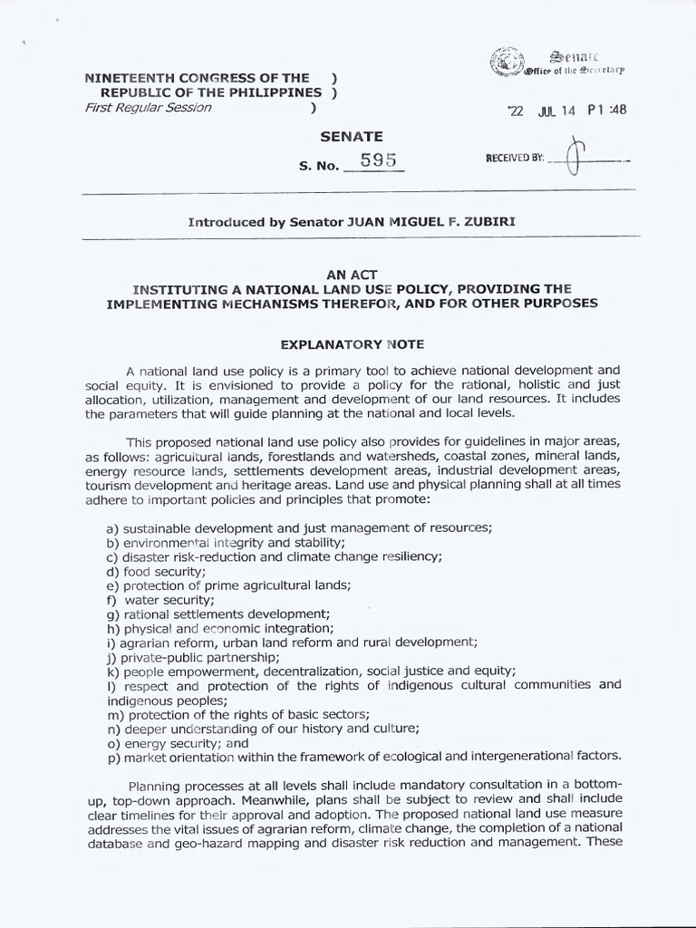 72 JUL14 PI-48 Senate: First Regular Session | PDF | Agriculture | Sustainability
