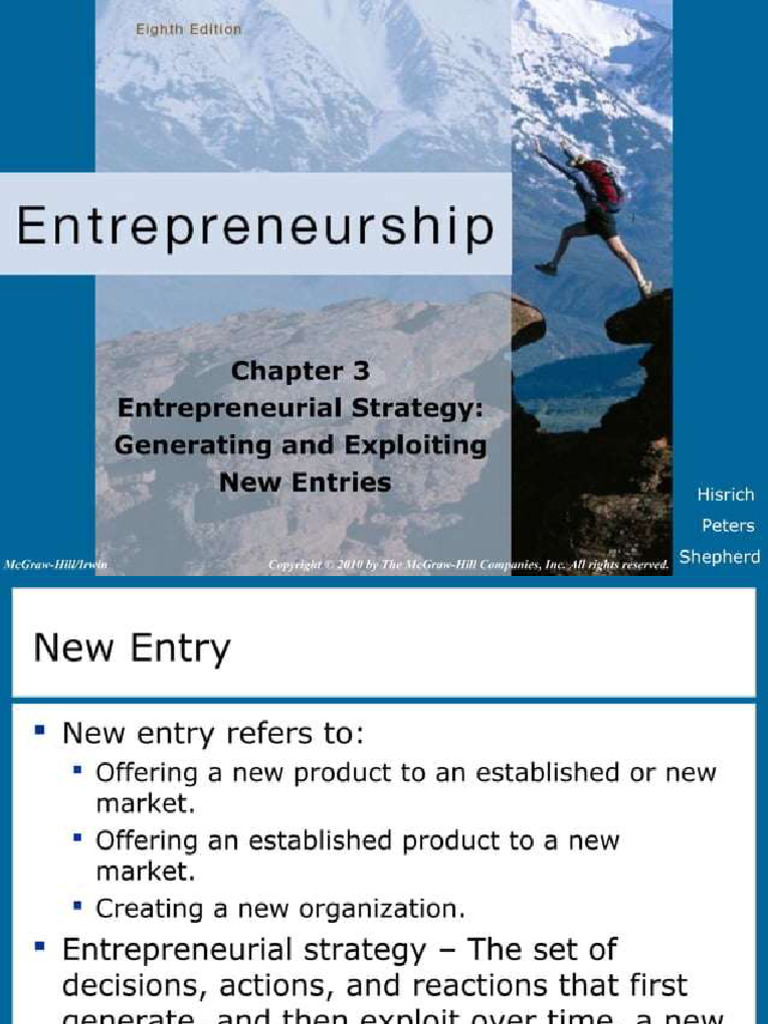 Chapter No 3 Entrepreneurship | PDF
