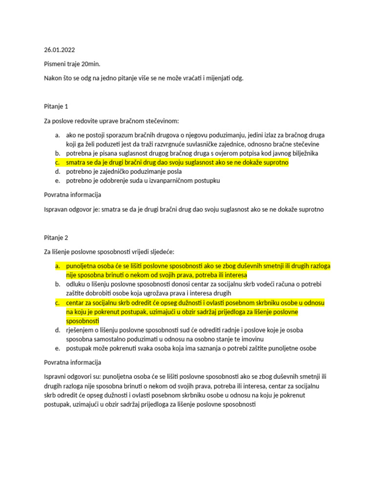 Ispiti-Obiteljsko | PDF