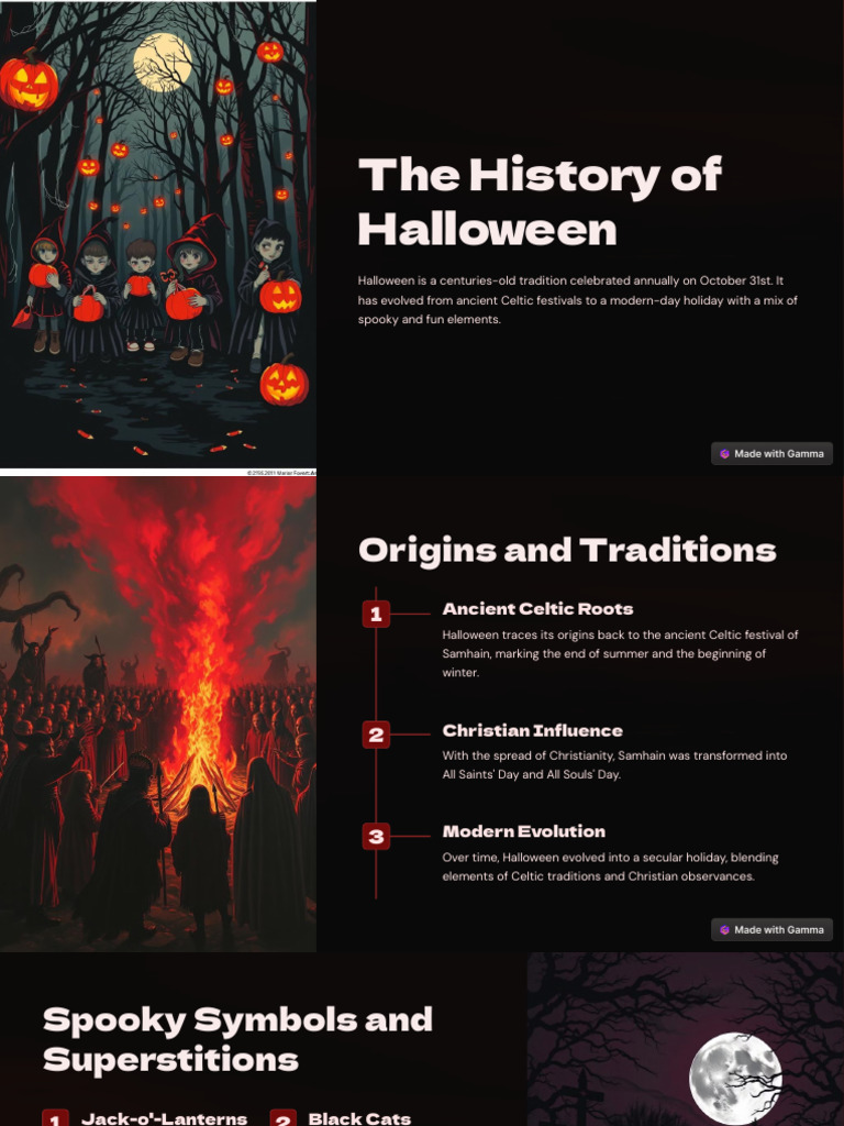 The History of Halloween | PDF | Halloween | Trick Or Treating