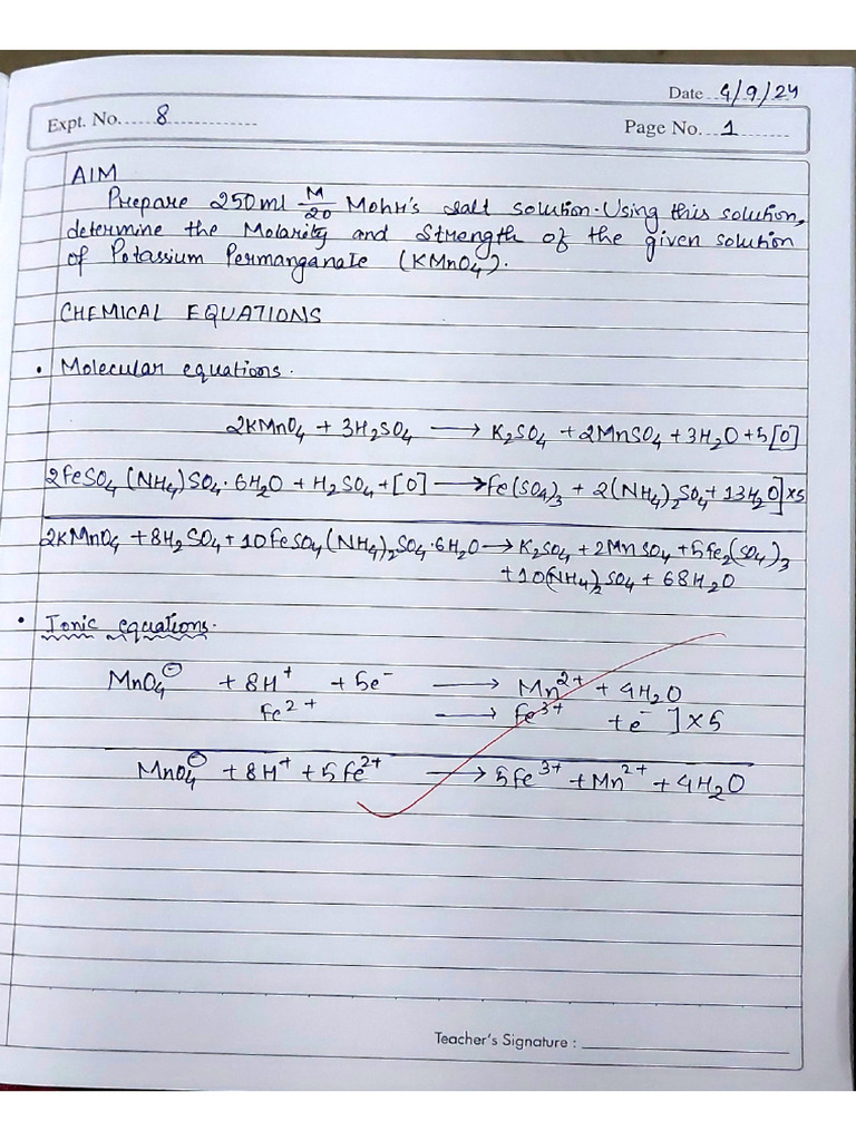 Chem - Experiment | PDF