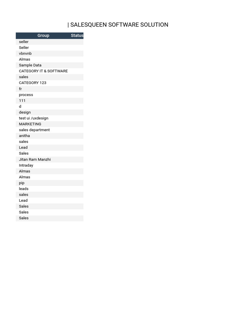 Salesqueen Software Solution | PDF | Computers | Technology & Engineering