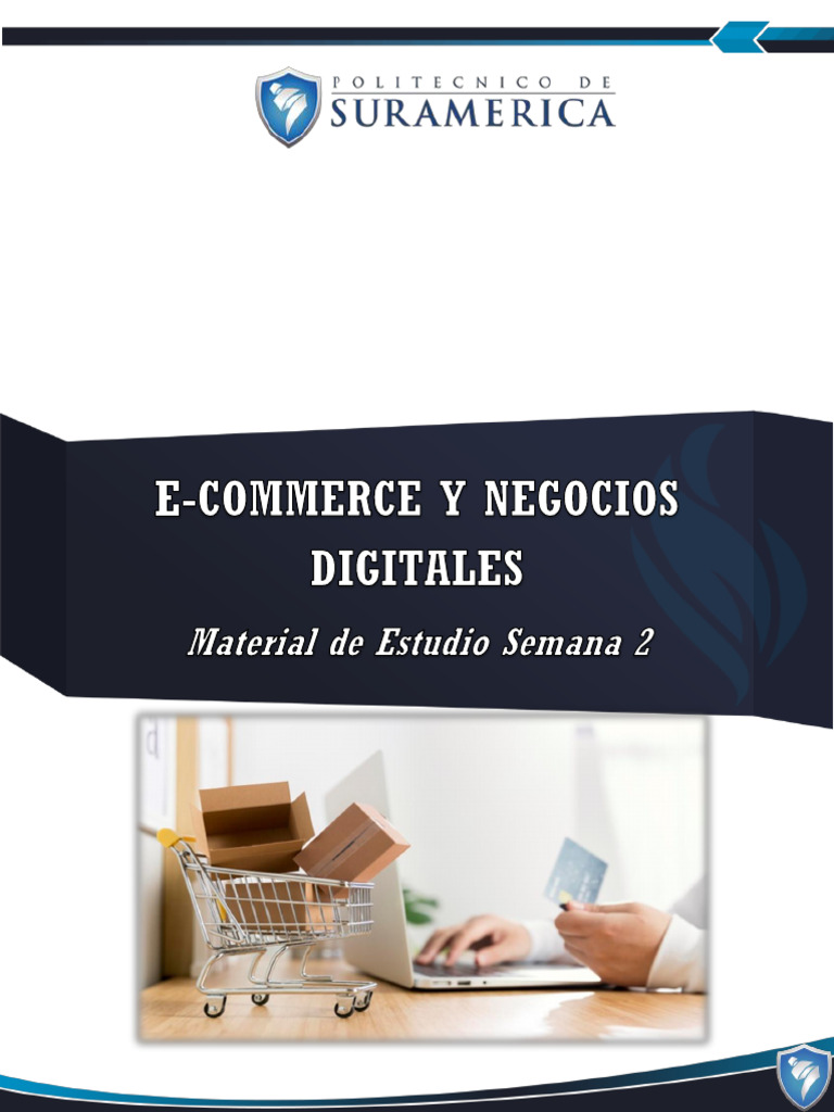 Material de Estudio Semana 2 Fundamentos Del E-Commerce | PDF | Comercio electrónico | Internet