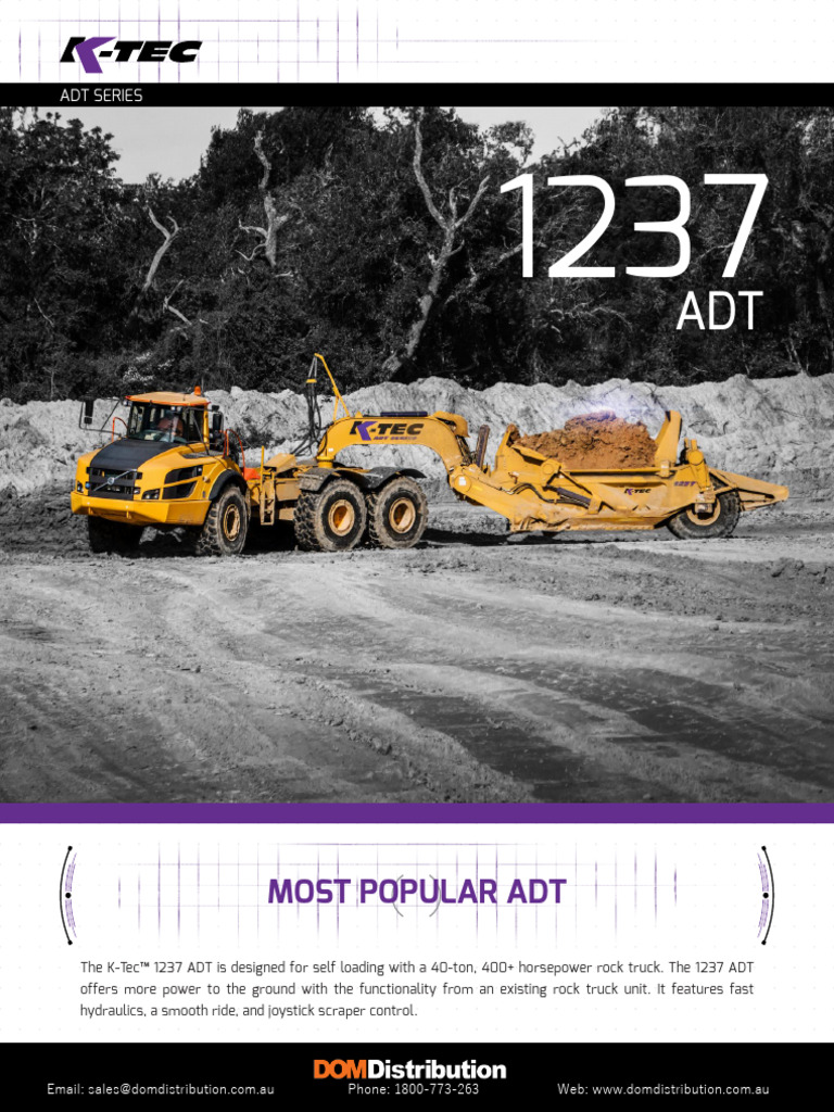 K Tec+1237+ADT+Specifications | PDF | Truck | Vehicles