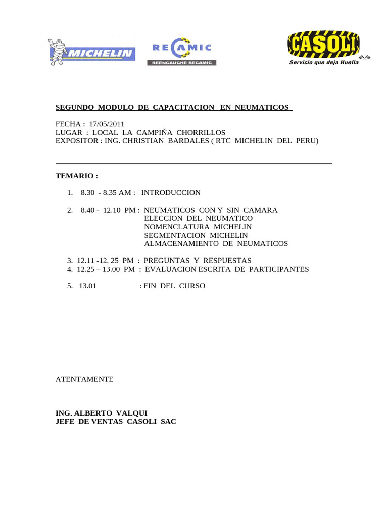 Temario Segundo Modulo | PDF