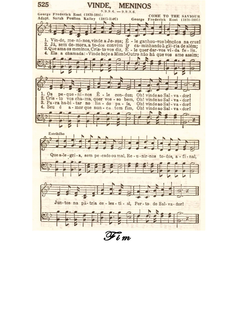 Vinde, Meninos | PDF